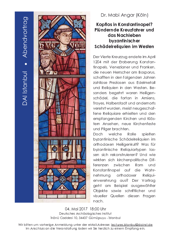 (PDF) Kopflos in Konstantinopel? Plündernde Kreuzfahrer und das ...