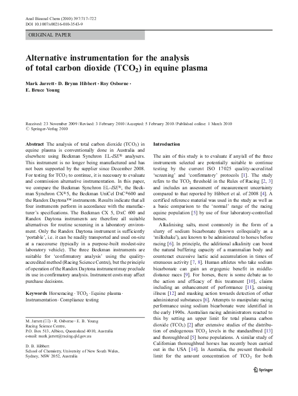(PDF) Alternative instrumentation for the analysis of total carbon ...