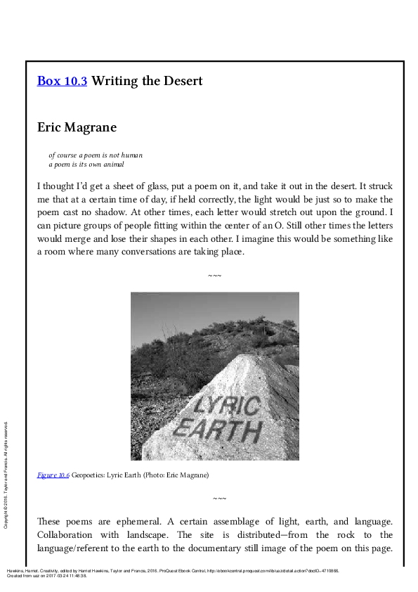 (PDF) Writing the Desert
