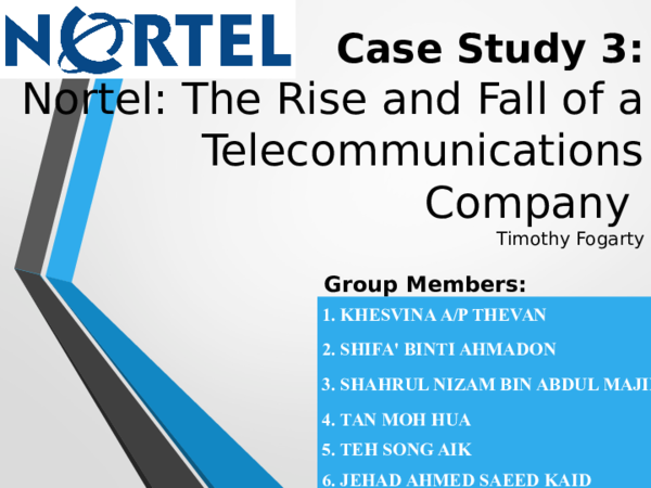 (PPT) Factors Behind Nortel's Rise: A BERS Case Study