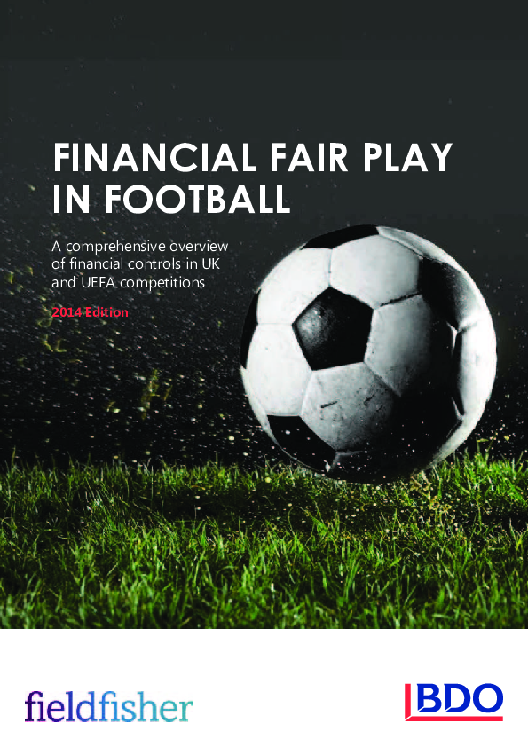 (PDF) FINANCIAL FAIR PLAY IN FOOTBALL - A comprehensive overview of ...