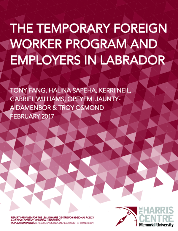 (PDF) The Temporary Foreign Worker Program and Employers in Labrador