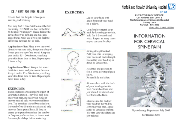 (PDF) Physiotherapy Cervical Spine