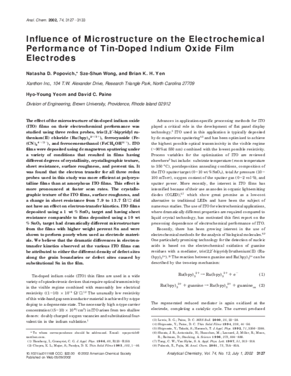 (PDF) Influence of Microstructure on the Electrochemical Performance of ...
