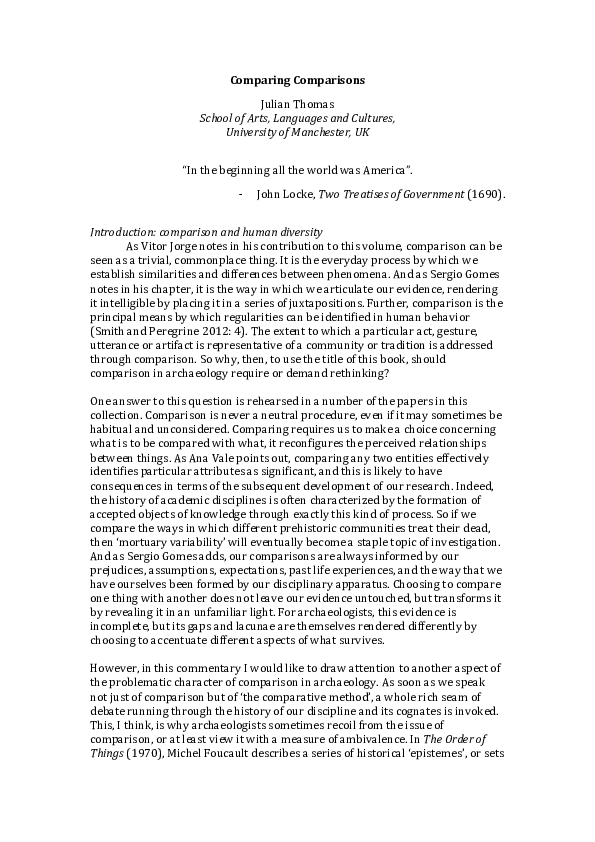 (PDF) Comparing Comparisons In: Ana Vale, Joana Alves-Ferreira and ...