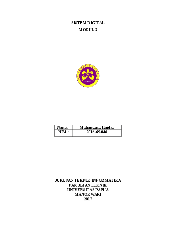 (DOC) SISTEM DIGITAL MODUL 3