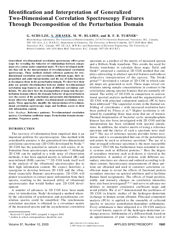 Pdf Identification And Interpretation Of Generalized Two Dimensional