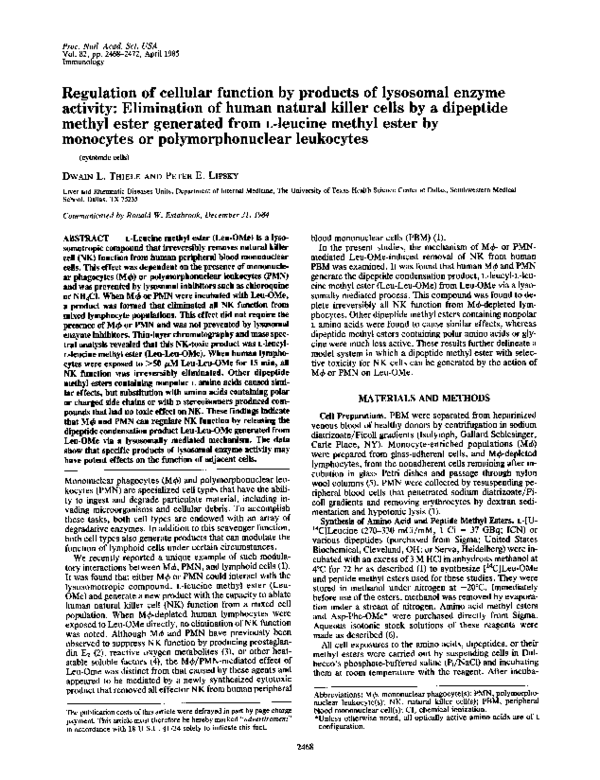 (PDF) Regulation of Cellular Function by Products of Lysosomal Enzyme ...