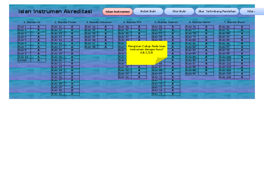 APLIKASI SKORING AKREDITASI SD 2017