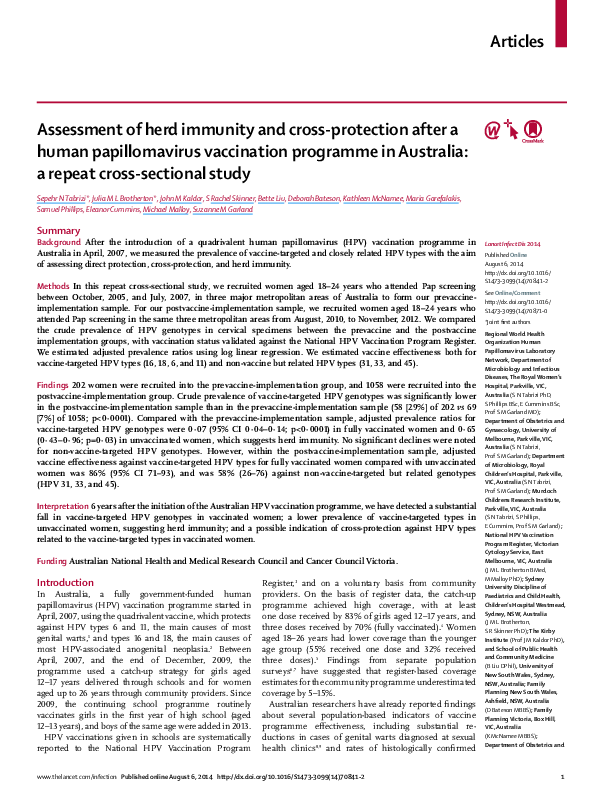 (PDF) A Repeat Cross-Sectional Study