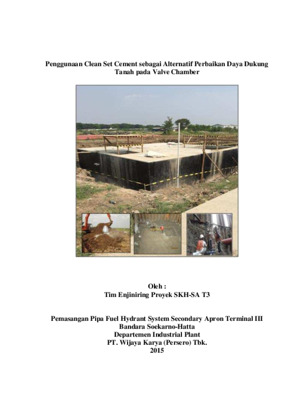 (PDF) Penggunaan Clean Set Cement Sebagai Alternatif Perbaikan Daya ...