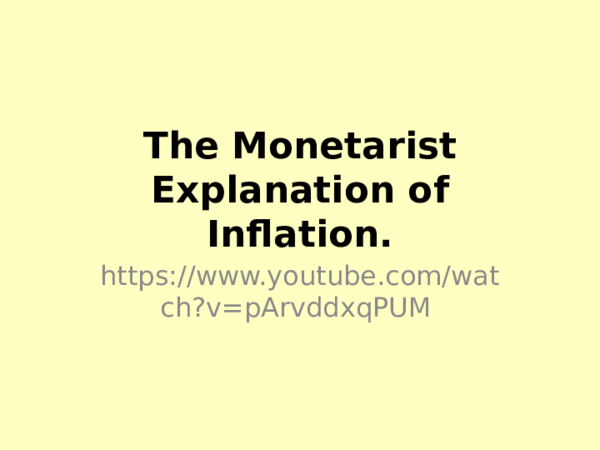 (PPT) 2.The Monetarist Explanation of Inflation.ppt