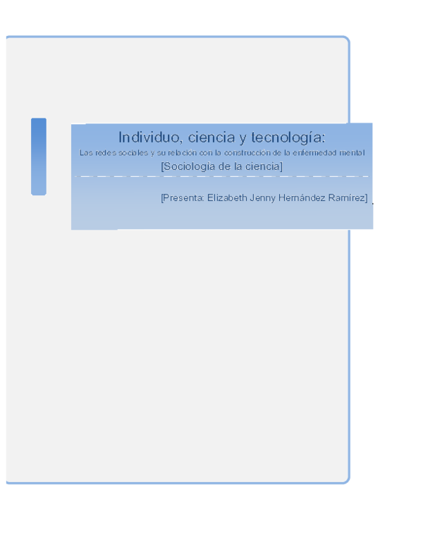 (PDF) Individuo Ciencia y Tecnologia