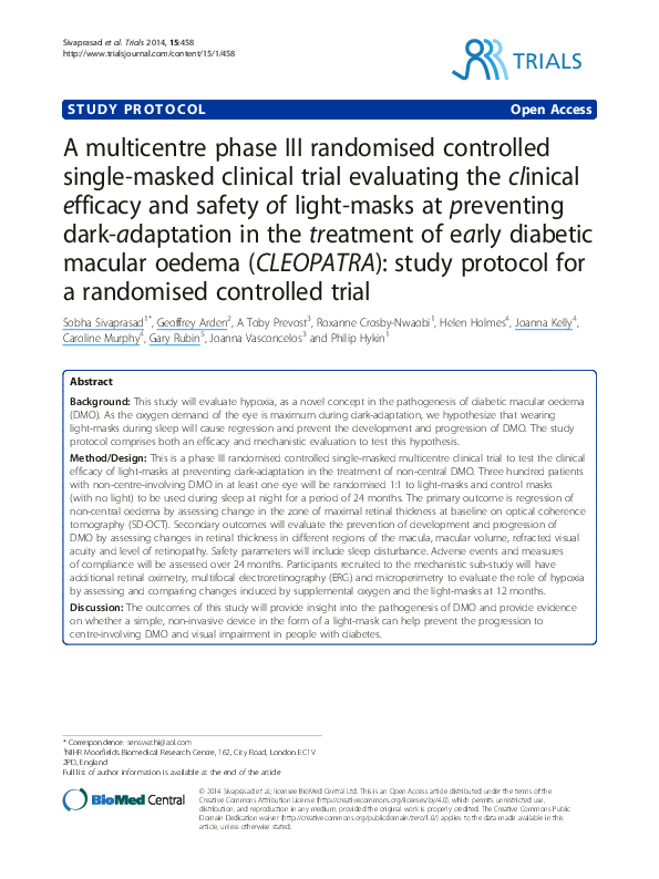 (PDF) A multicentre phase III randomised controlled single-masked ...