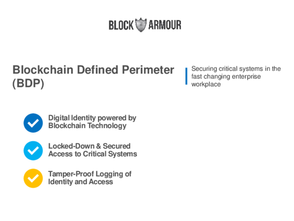 (PDF) Blockchain Defined Perimeter - Reclaiming Cybersecurity