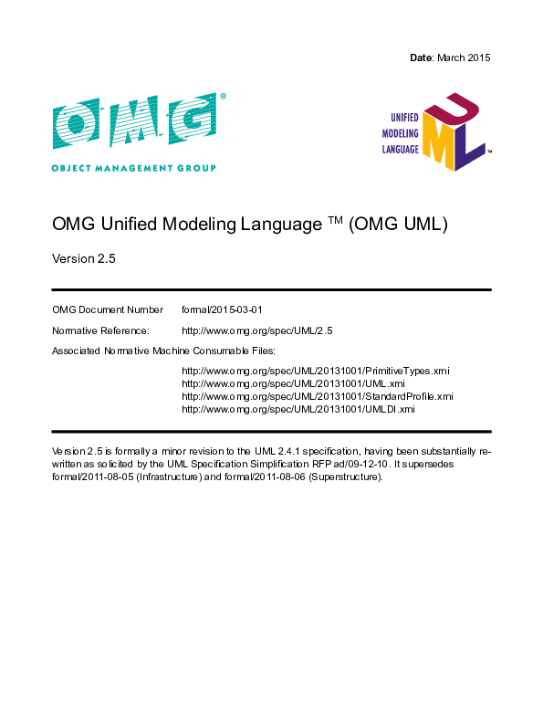 (PDF) OMG Unified Modeling Language TM (OMG UML | Vitrine Mais Agência ...