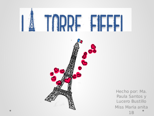(PPT) La Torre Eiffel