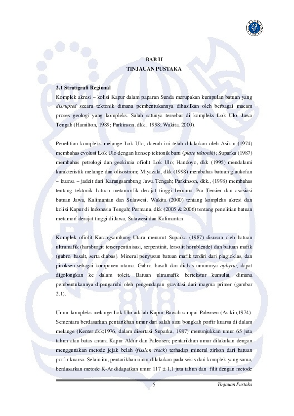 (PDF) BAB II TINJAUAN PUSTAKA 2.1 Stratigrafi Regional