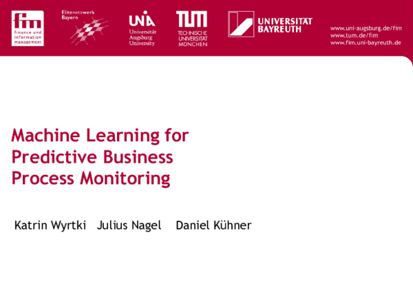 (PPT) Machine Learning for Predictive Business Process Monitoring