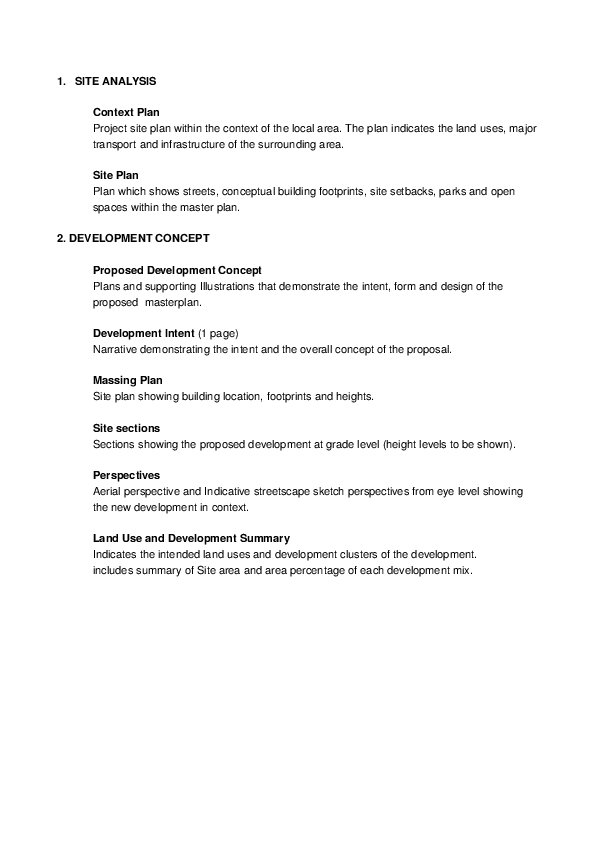 (DOC) Master Plan Outline Draft