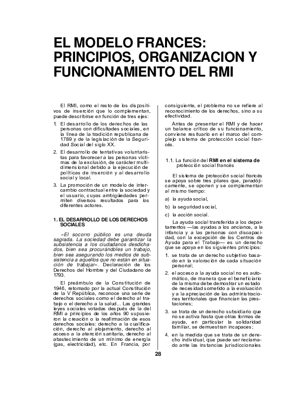 (PDF) EL MODELO FRANCES: PRINCIPIOS, ORGANIZACION Y FUNCIONAMIENTO DEL RMI