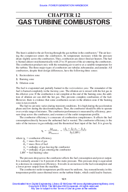 (PDF) GAS TURBINE COMBUSTORS