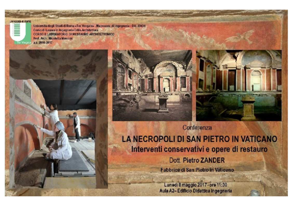 (PDF) Restauro della Necropoli Vaticana, conferenza del Dott. Pietro ...