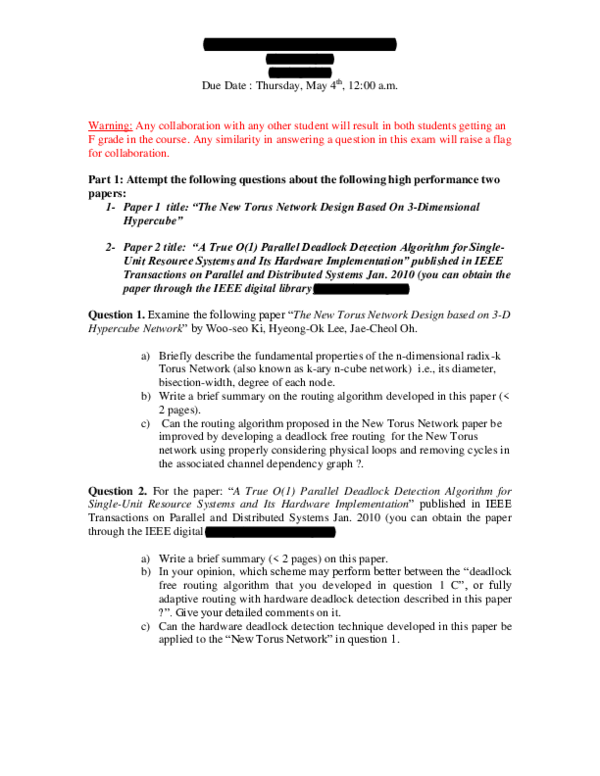 Pdf Cda 4205 Computer Architecture 