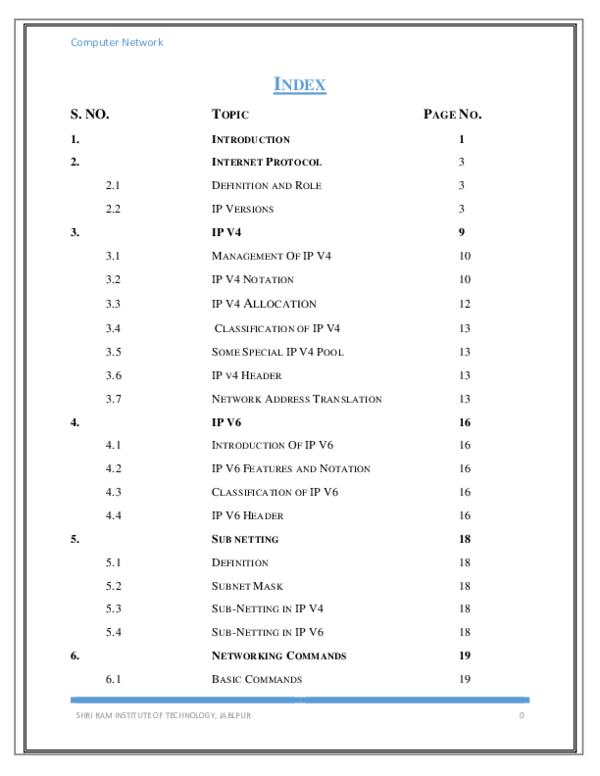 (PDF) Computer networking