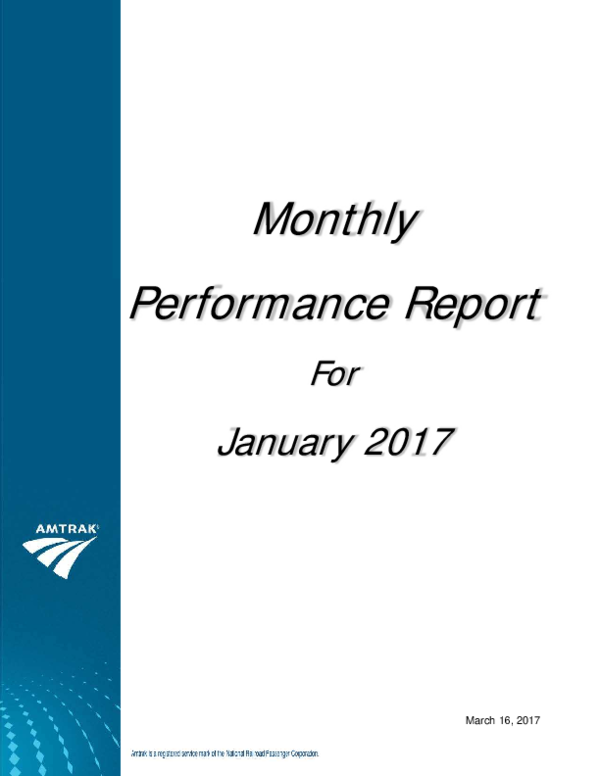(PDF) Monthly Performance Report
