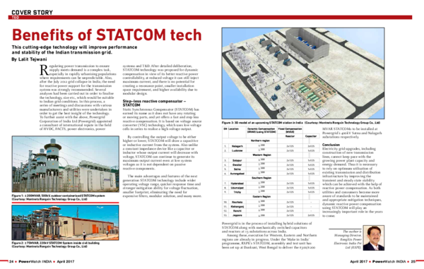 (PDF) Benefits of STATCOM technology for the Indian Grid