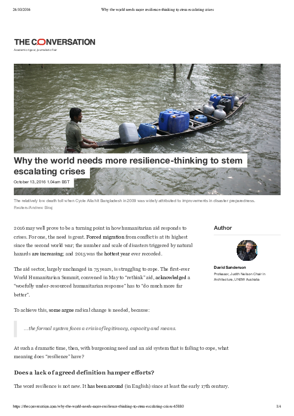 (PDF) Conversation article on resilience 2016.pdf
