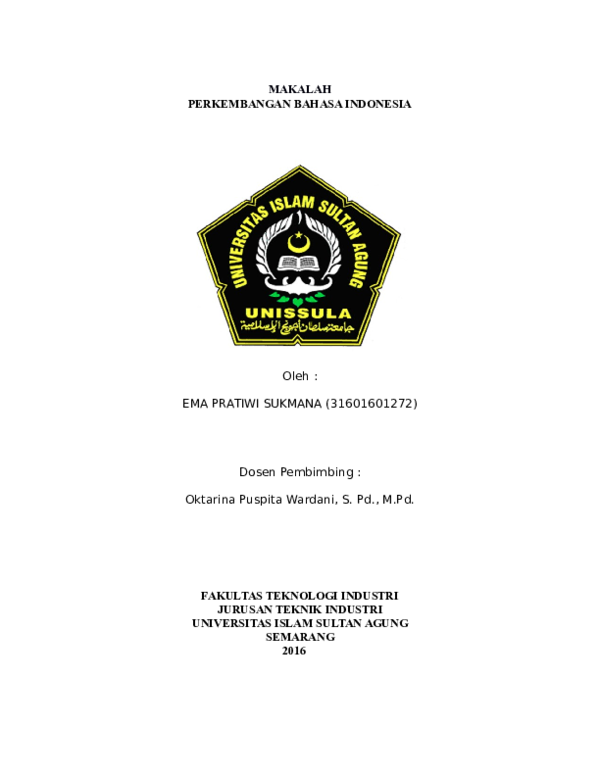 (DOC) Paper bahasa indonesia | zian persada - Academia.edu