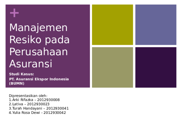 (PPT) Manajemen-risiko