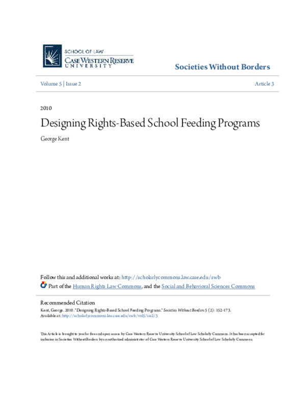 (PDF) Designing Rights-Based School Feeding Programs. 2010