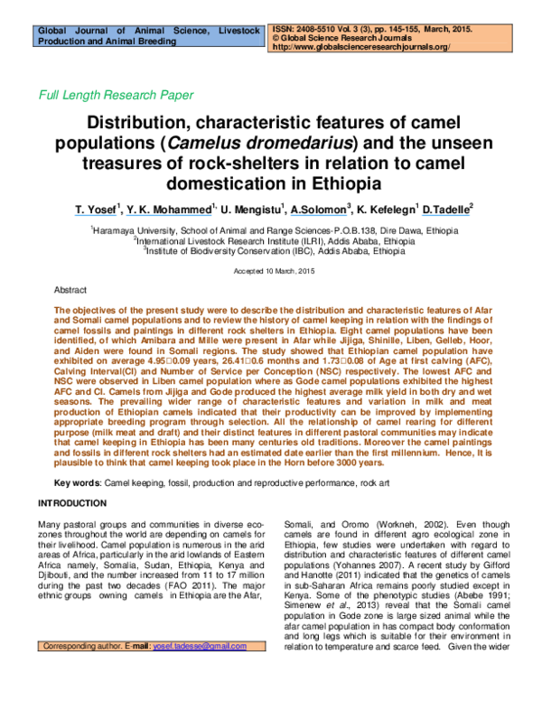 (PDF) Global Journal of Animal Science, Livestock Production and Animal ...
