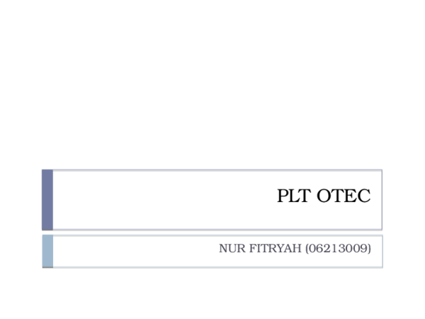 Ppt Plt Otec Pptx