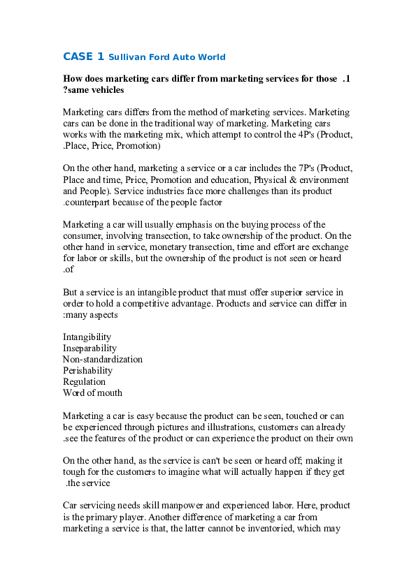 Doc Case 1 Sullivan Ford Auto World