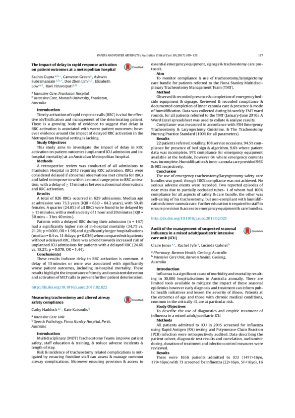 (PDF) The impact of delayed rapid response call activation on patient ...