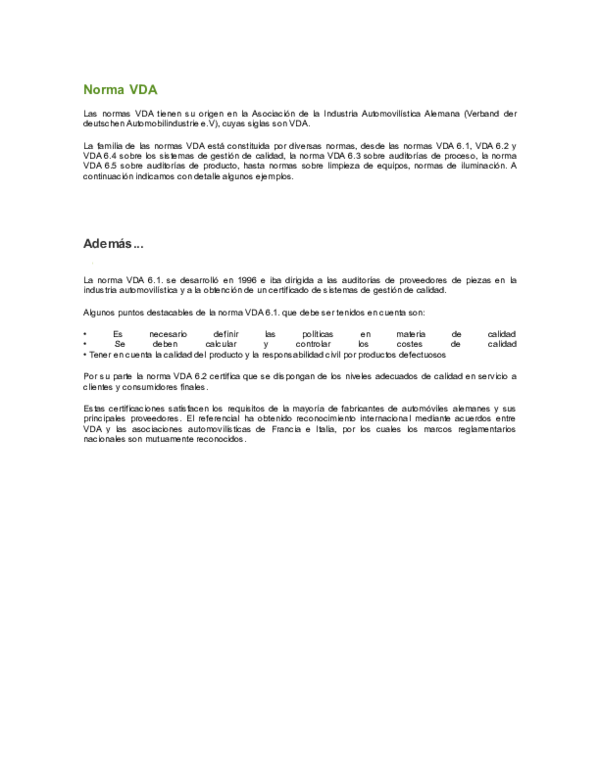 (DOC) Norma VDA | Kelly Ronson - Academia.edu