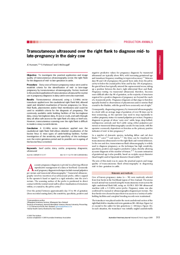(PDF) Comparison of transcutaneous ultrasound over the right flank with ...