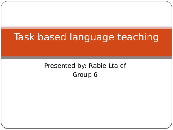 (PPT) Task based language teaching.pptx