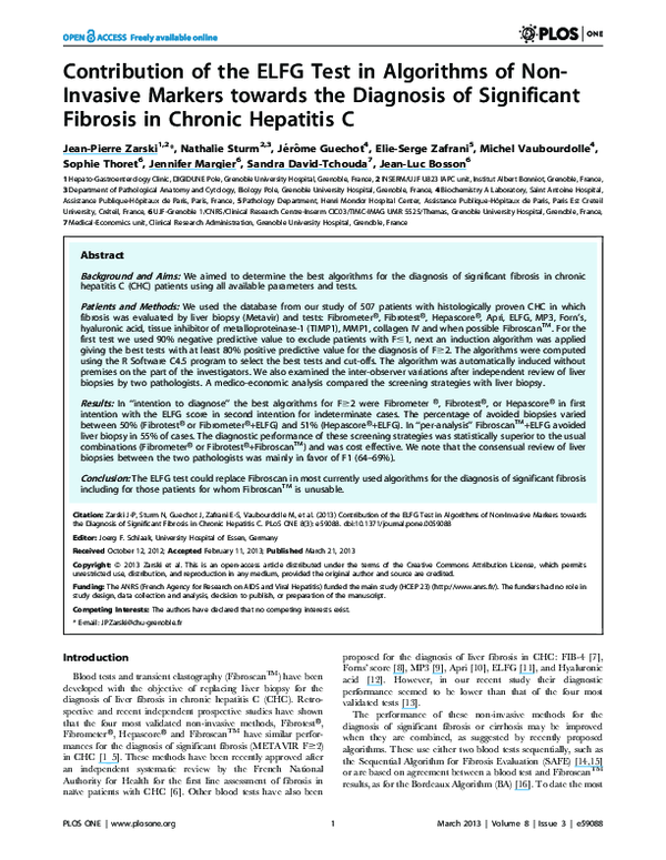 (PDF) Contribution of the ELFG Test in Algorithms of Non-Invasive ...