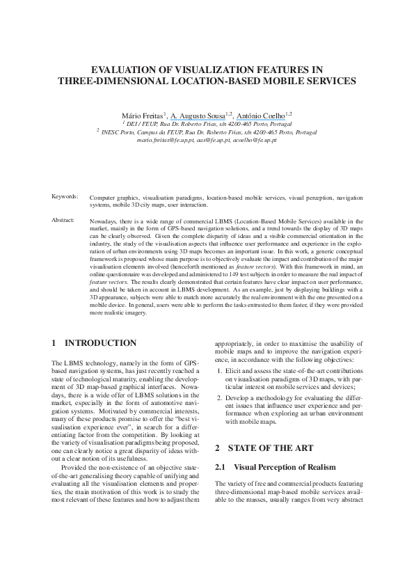 (PDF) Evaluation of visualization features in three-dimensional ...