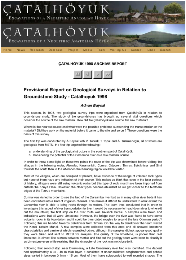 (PDF) Provisional Report on Geological Surveys in Relation to ...