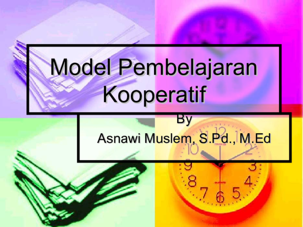 (PPT) Model Pembelajaran Kooperatif