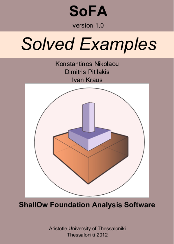 Sofa Shallow Foundation Analysis Software | Baci Living Room
