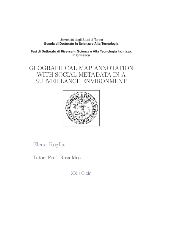 (PDF) Geographical Map Annotation with Social Metadata in a ...