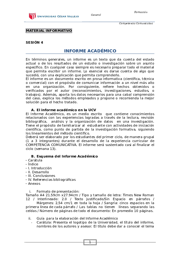 (DOC) INFORME ACADÉMICO