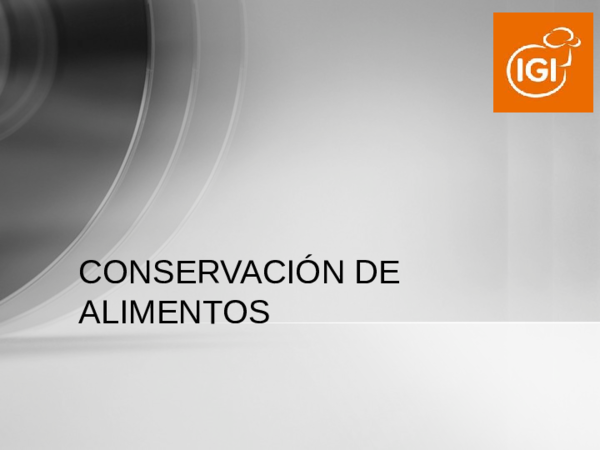 (PPT) CONSERVACIÓN DE ALIMENTOS Clase 4.1ra parte